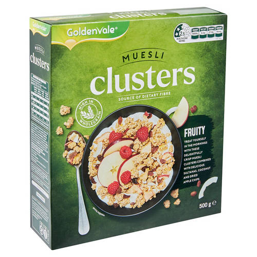Muesli Clusters Fruity 500g
